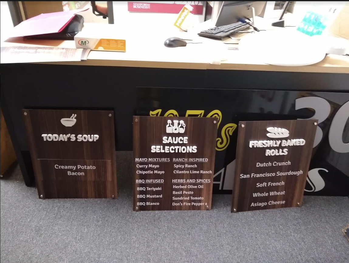 3D signs, lettering, signage